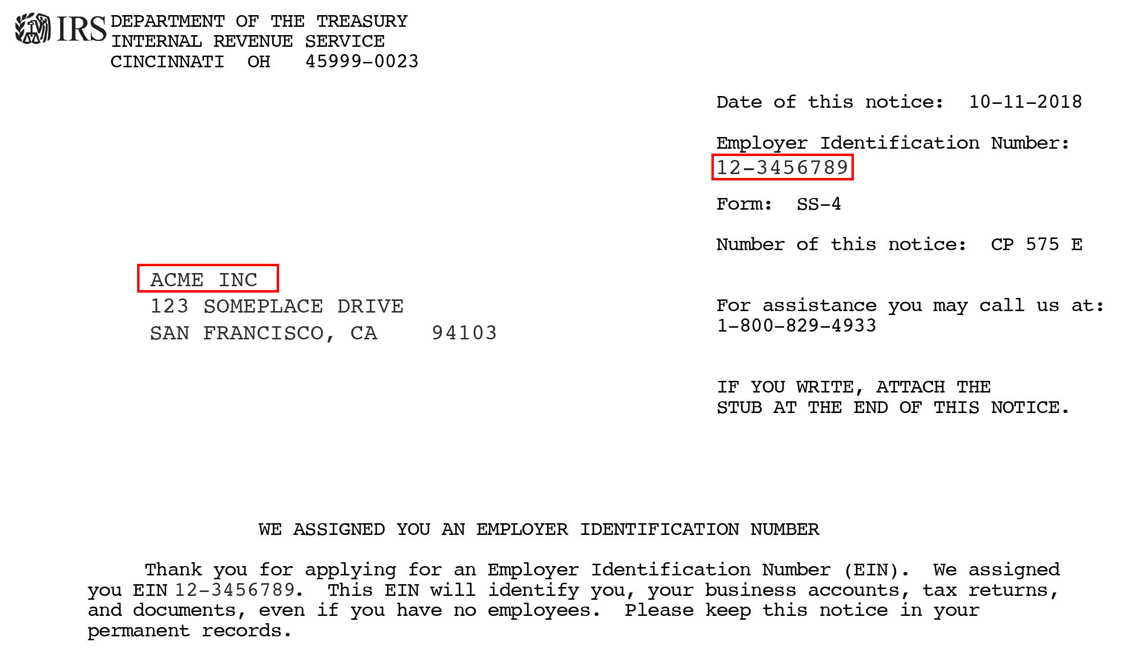 Match Organization Information With IRS Documentation Cheddar Up