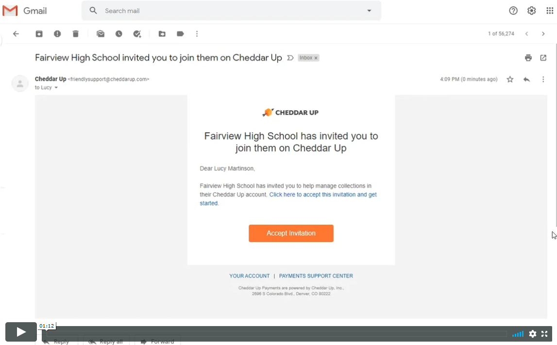 Accept a manager invite – Cheddar Up